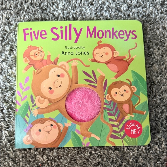Toys | Five Silly Monkeys Interactive Book | Poshmark